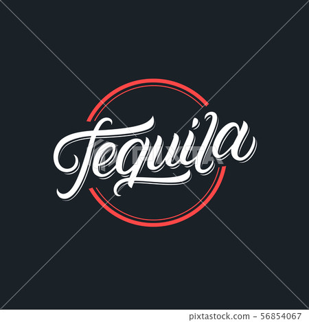 Tequila hand written lettering logo - Stock Illustration [56854067] - PIXTA