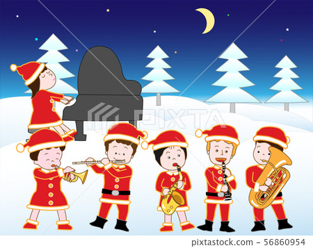 Christmas Concert - Stock Illustration [56860954] - PIXTA
