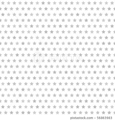 Gray star pattern. Seamless vector - Stock Illustration [56863983] - PIXTA