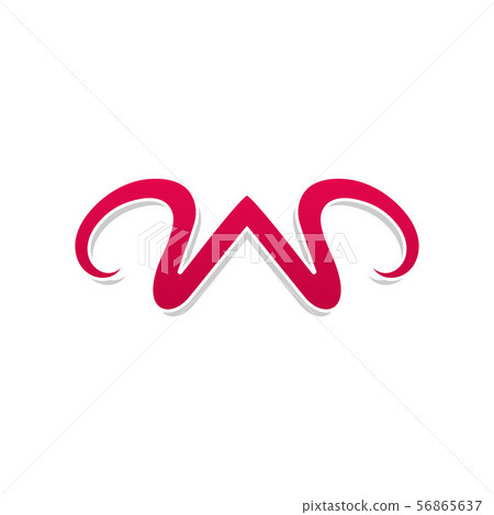W letter logo and symbol template vector - Stock Illustration [56865637 ...