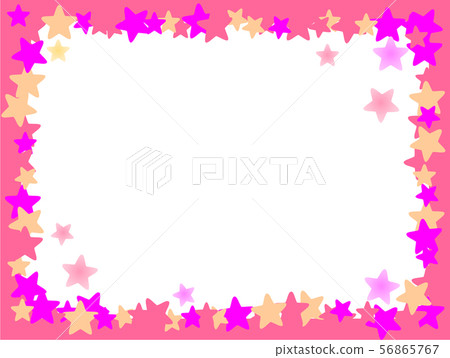 Star frame pink - Stock Illustration [56865767] - PIXTA
