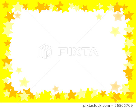 Star frame yellow - Stock Illustration [56865769] - PIXTA