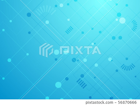 Abstract blue tech circuit board lines drawing - Stock Illustration ...