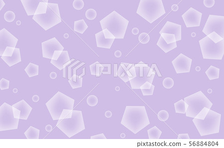 Cartoon background girlish bubble pentagon purple - Stock Illustration ...