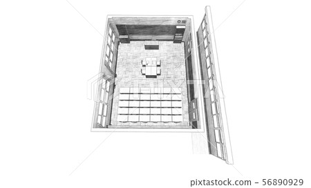 School personal interview No people, no... - Stock Illustration ...