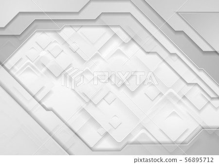 Abstract light grey technology background with - Stock Illustration ...