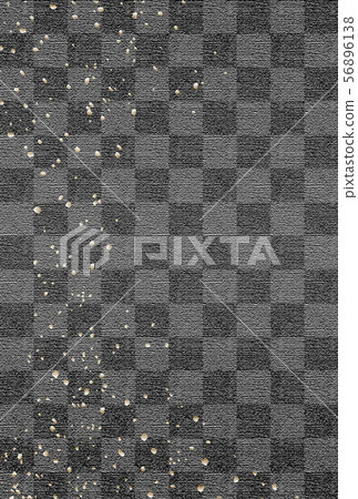 Japanese pattern background black - Stock Illustration [56896138] - PIXTA