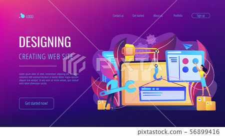 WEB development concept vector illustration - Stock Illustration ...