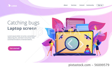 Software testing it concept vector illustration - Stock Illustration ...