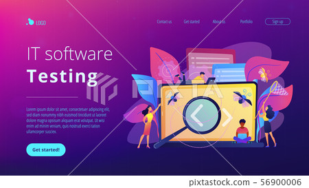 Software testing it concept vector illustration - Stock Illustration ...