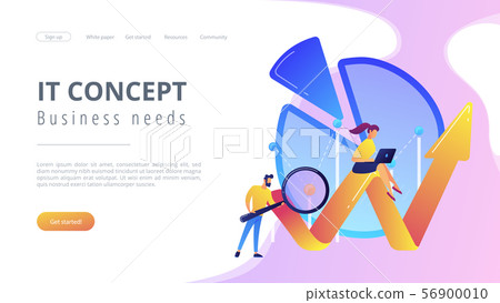 Business analysis it concept vector illustration - Stock Illustration ...