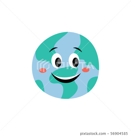 Fun and cute planet of the solar system Earth... - Stock Illustration ...
