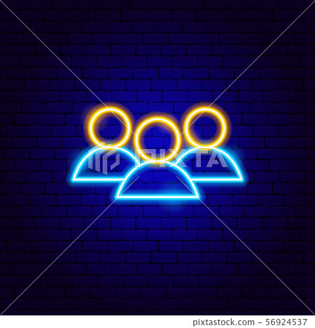 Human Resources Neon Sign - Stock Illustration [56924537] - PIXTA