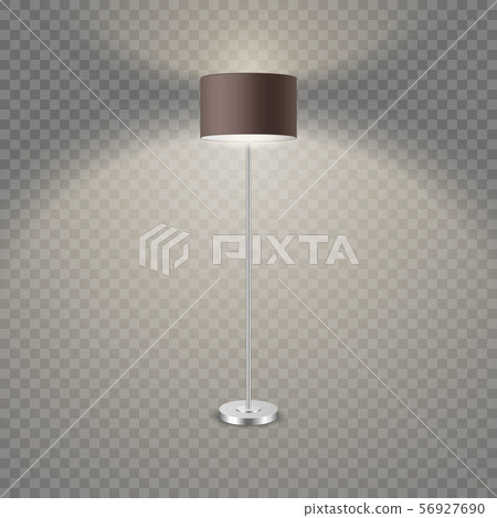 Vector 3d Realistic Render Illuminated Lamp... - Stock Illustration [56927690] - PIXTA