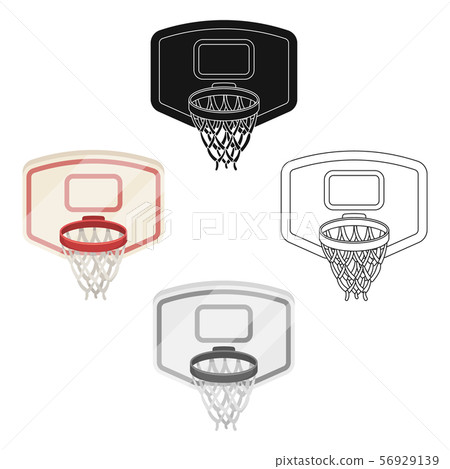 Shield with basket.Basketball single icon in... - Stock Illustration ...