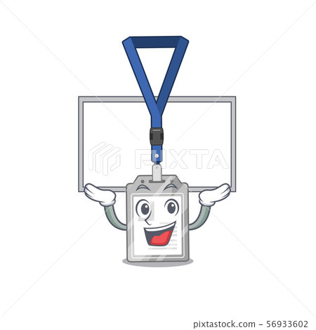 Up board name tag in the character shape - Stock Illustration [56933602 ...