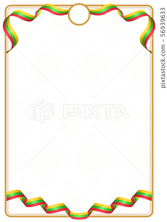 Frame and border of Myanmar colors flag - Stock Illustration [56939633 ...