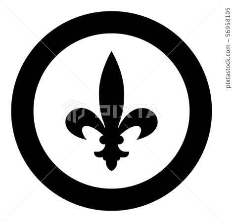 Heraldic symbol Heraldry liliya symbol - Stock Illustration [56958105 ...
