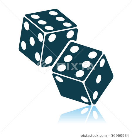 Craps Dice Icon - Stock Illustration [56960984] - PIXTA
