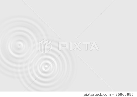 Abstract white circle ripple surface on gray - Stock Illustration ...