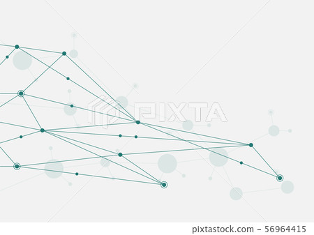 Abstract geometric connect lines and dots. - Stock Illustration ...