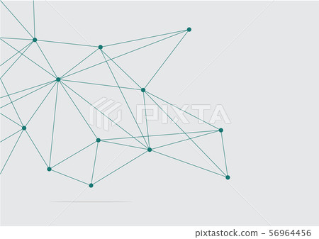 Abstract geometric connect lines and dots. - Stock Illustration ...