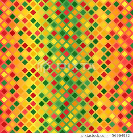 Rounded diamond pattern. Seamless vector - Stock Illustration [56964982 ...