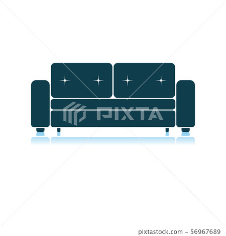 Home Sofa Icon - Stock Illustration [56967689] - PIXTA