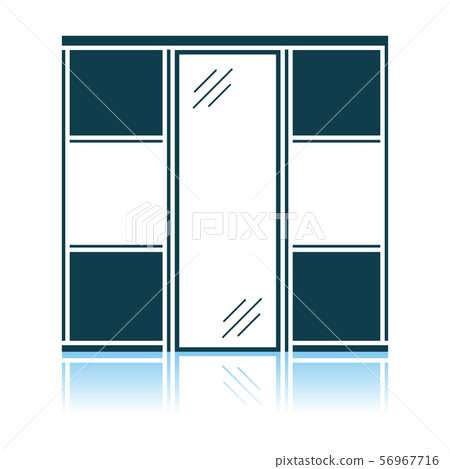 Wardrobe Closet Icon - Stock Illustration [56967716] - PIXTA