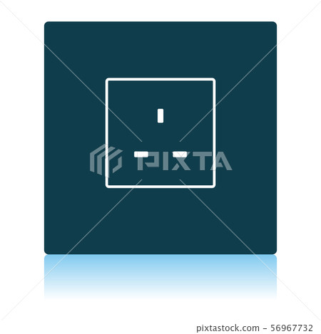 Great Britain Electrical Socket Icon - Stock Illustration [56967732 ...