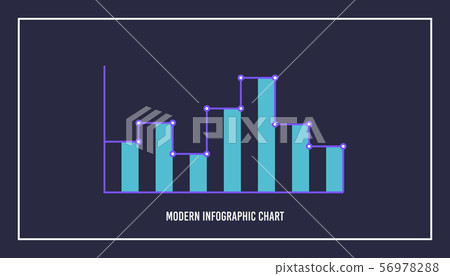 Modern Infographic Design Chart Set - Stock Illustration [56978288] - PIXTA
