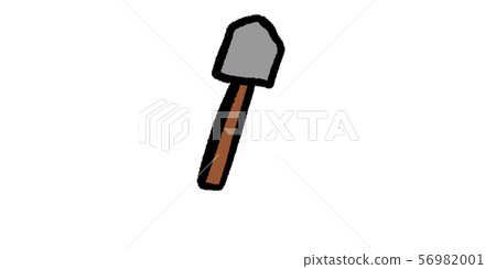 Shovel, scoop, dig, game, RPG, illustration,... - Stock Illustration ...