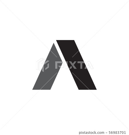 Initial a graphic design template vector isolated - Stock Illustration ...