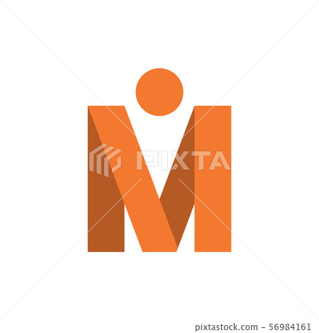 Initial m graphic design template vector isolated - Stock Illustration ...