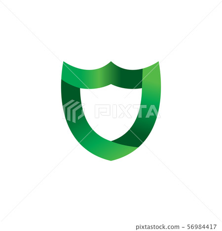 Shield graphic design template vector isolated - Stock Illustration ...