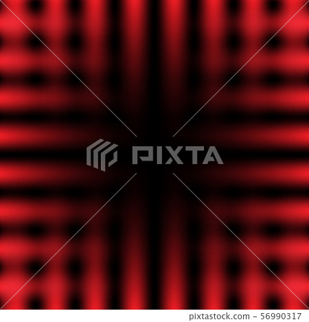 3d red fading neon light elements on black - Stock Illustration ...