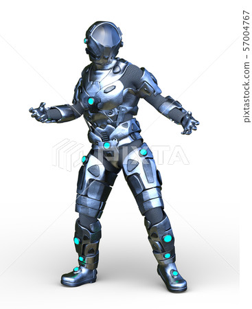 Cyber man - Stock Illustration [57004767] - PIXTA