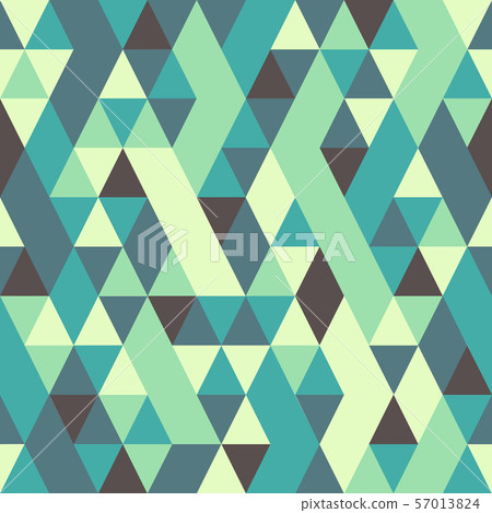 Seamless colorful abstract triangles pattern. - Stock Illustration ...