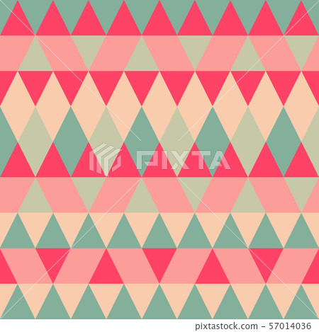 Seamless colorful abstract triangles pattern. - Stock Illustration ...