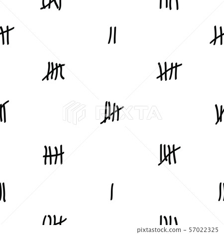 tally marks seamless pattern background icon. - Stock Illustration ...