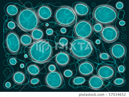 Set of green abstract biology modern graphic - Stock Illustration ...