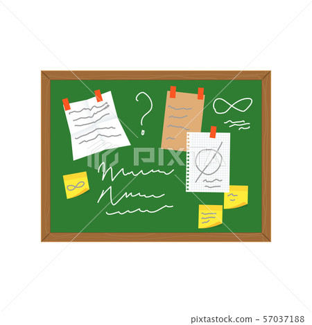 Notice Board Pin Vector