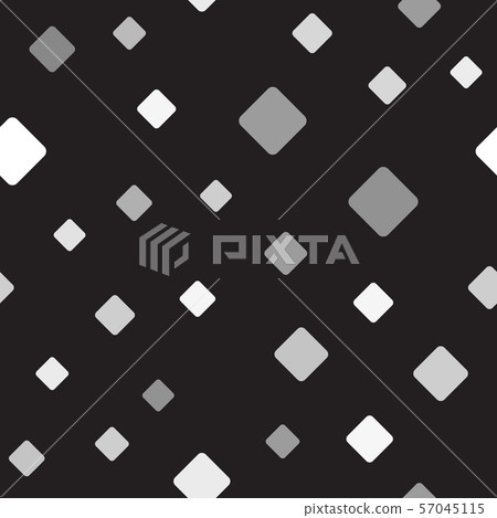 Gray rounded diamond pattern. Seamless vector - Stock Illustration ...