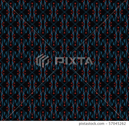 seamless ornament pattern vector illustration - Stock Illustration ...