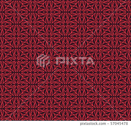 Seamless linear pattern with crossing curved lines - Stock Illustration ...