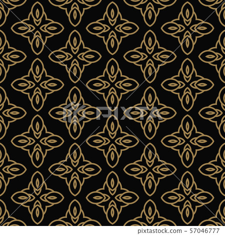 Abstract seamless pattern. Geometric line gold - Stock Illustration ...