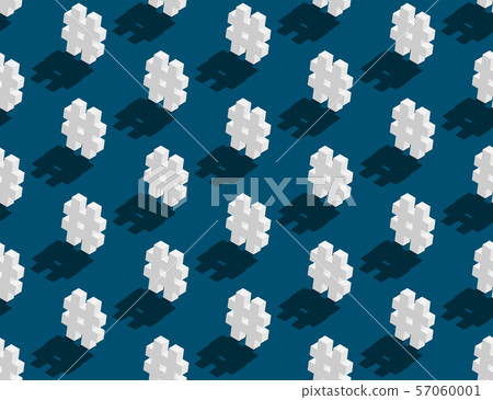 Hashtag sign 3D isometric seamless pattern,... - Stock Illustration ...