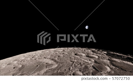 3d render, Moon high resolution image, 4k in... - Stock Illustration ...