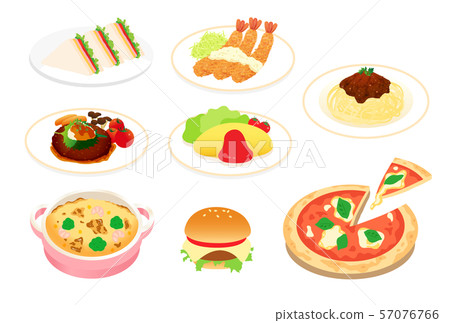 Western food - Stock Illustration [57076766] - PIXTA