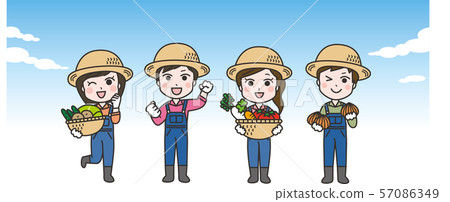Multiple-farming 02 - Stock Illustration [57086349] - PIXTA